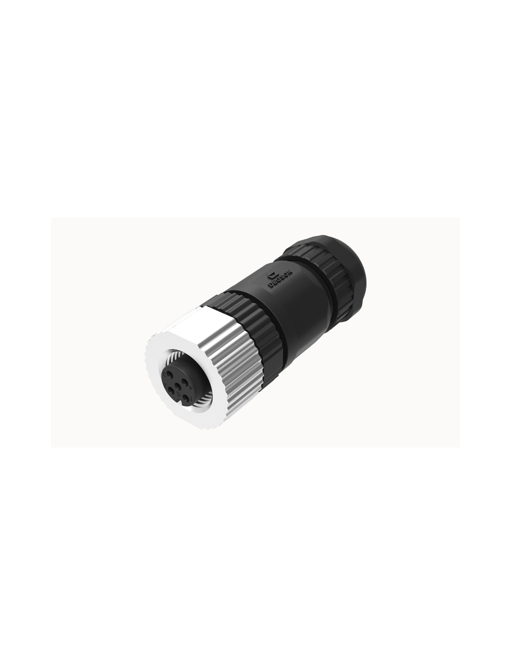M12 Hun 4-polet stik - Nem konfektionering af kabler til max 0,75mm²